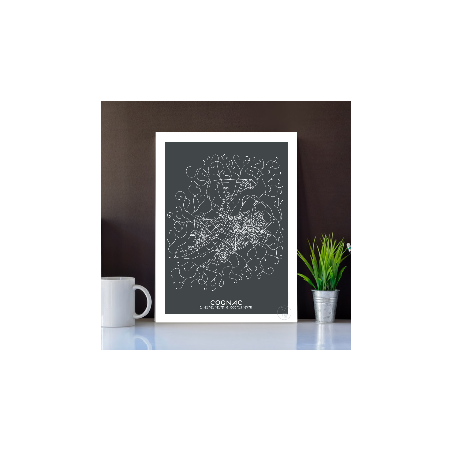 Cognac City Map Poster