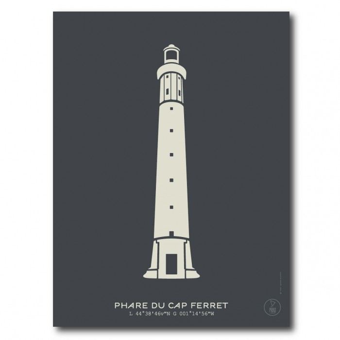 Cap Ferret Affiche Plan
