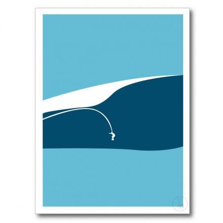 Teahupoo Wave Poster