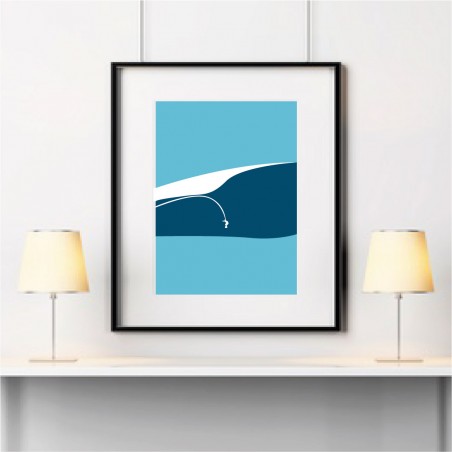 Teahupoo Wave Poster