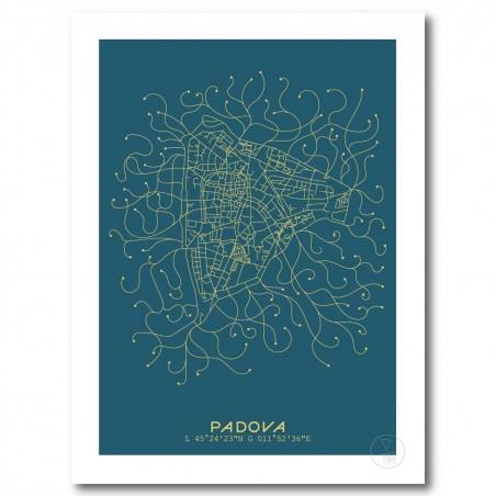Padova City Map Poster
